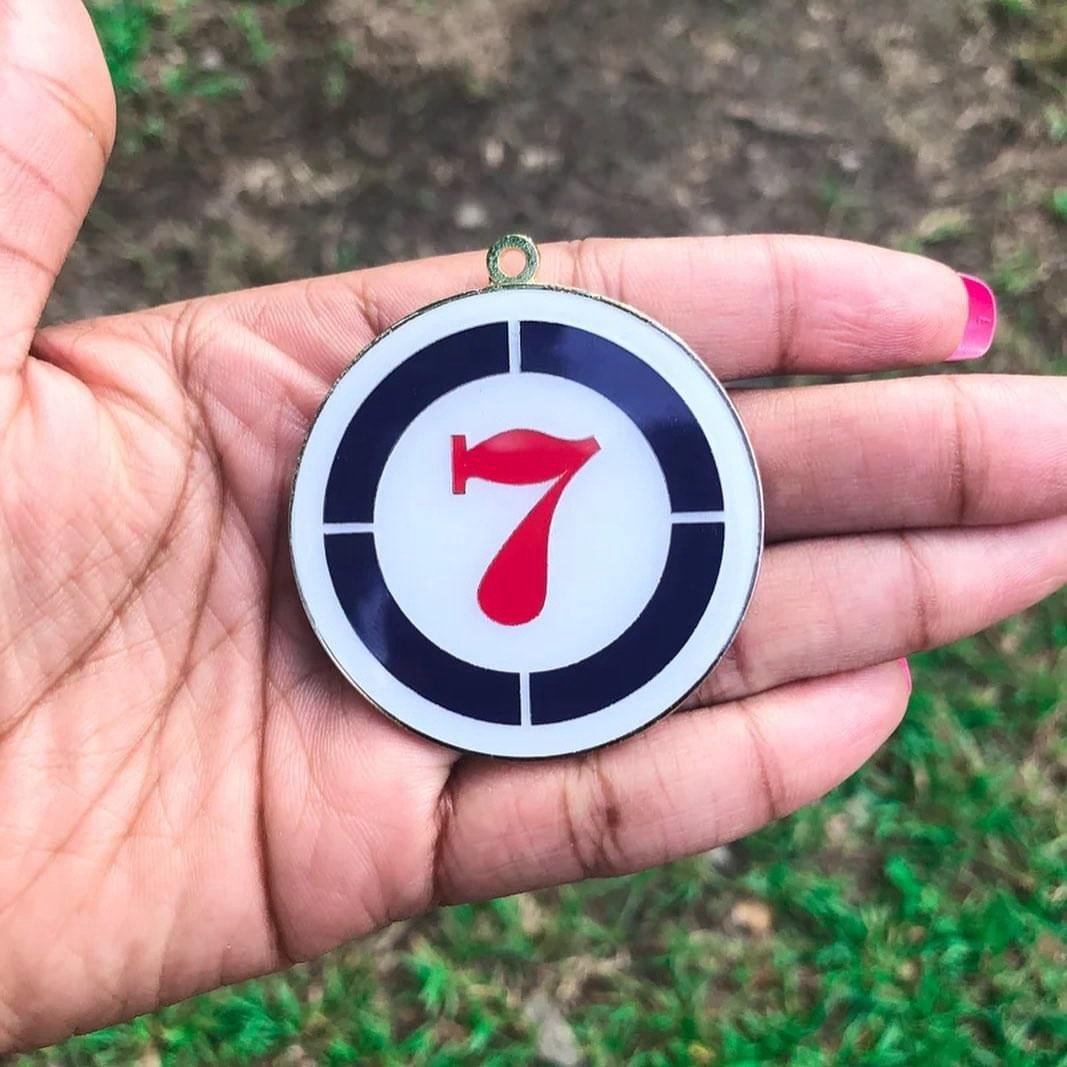 Circle 7 / Crescent Moon & Star Charm | Moorish Warehouse