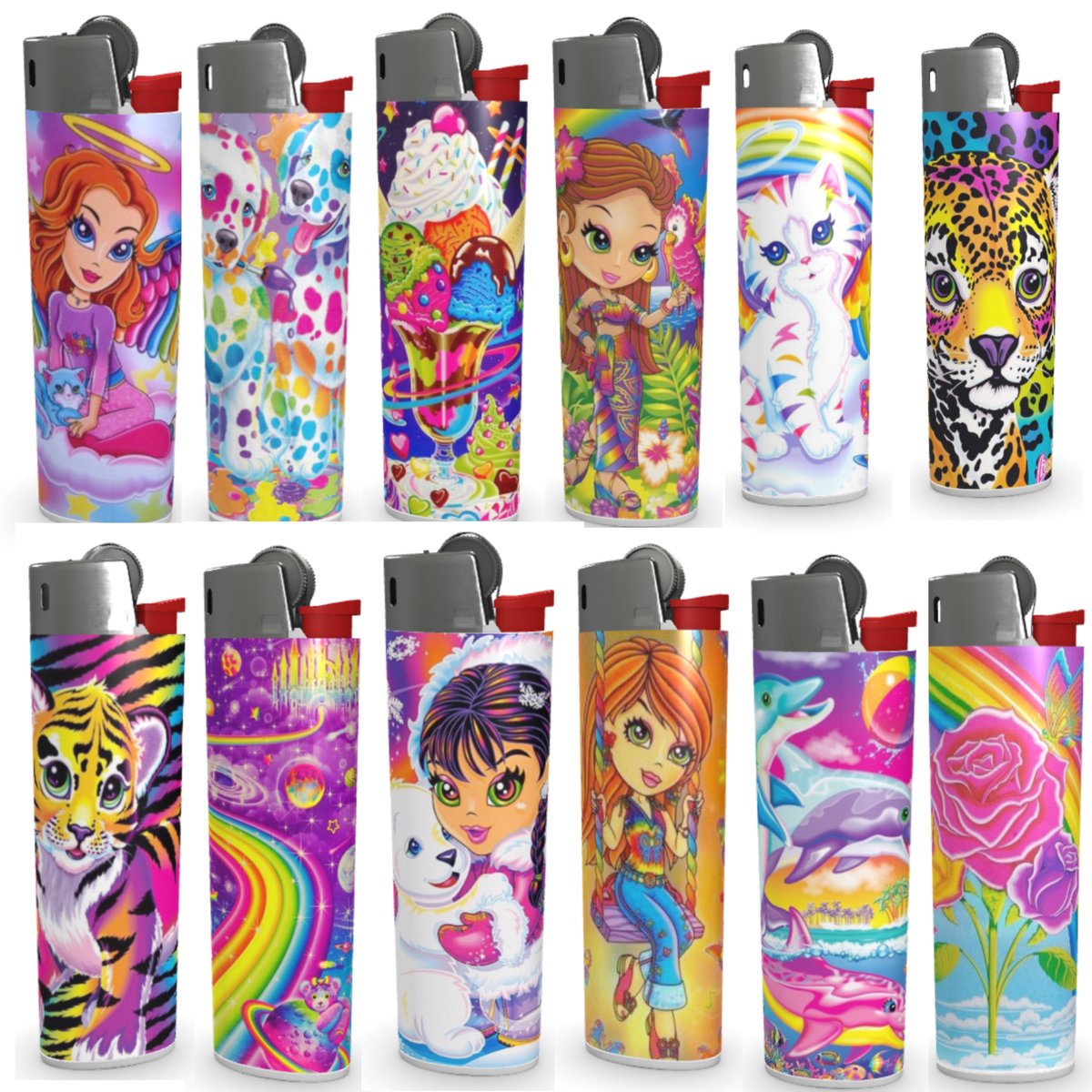 Lisa Frank Collection Of 22 L ghters | Sugga Impressed Creations