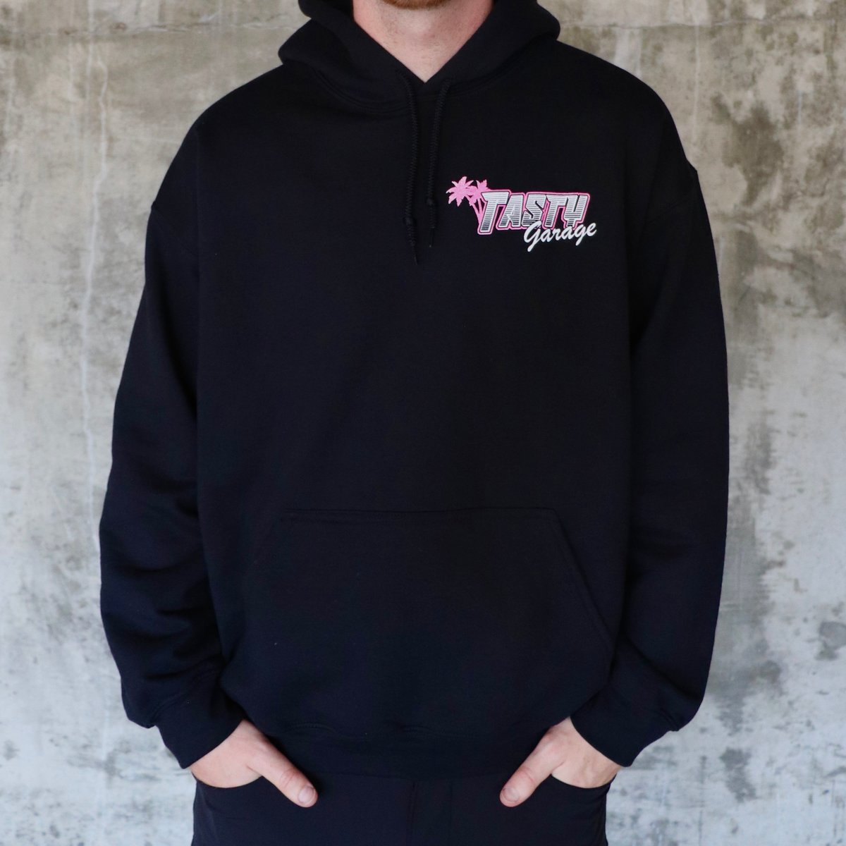 Black 714s13 Hoodie | Tasty Garage