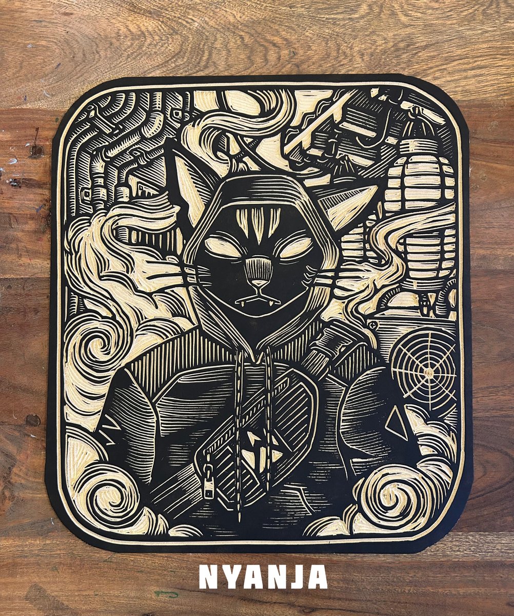 Nyanja Linoblock | Brian Reedy