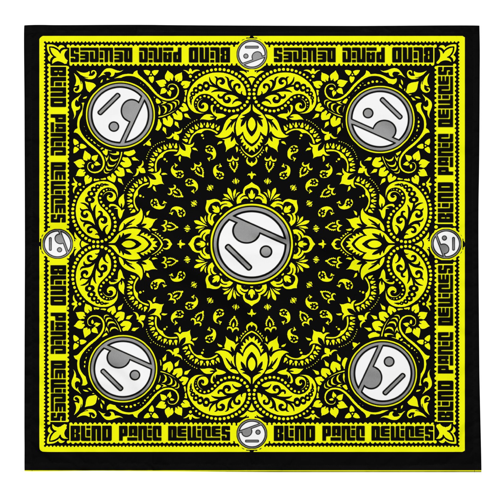 Blind Panic Devices Yellow Bandana | Blind Panic Devices