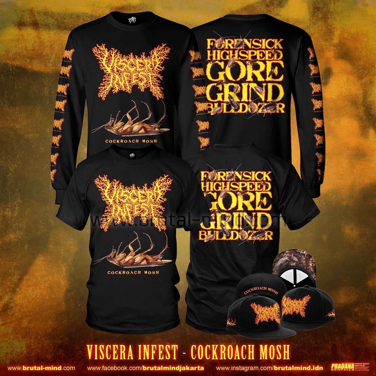 Viscera Infest - Cockroach Mosh | Gorehog Merchandise