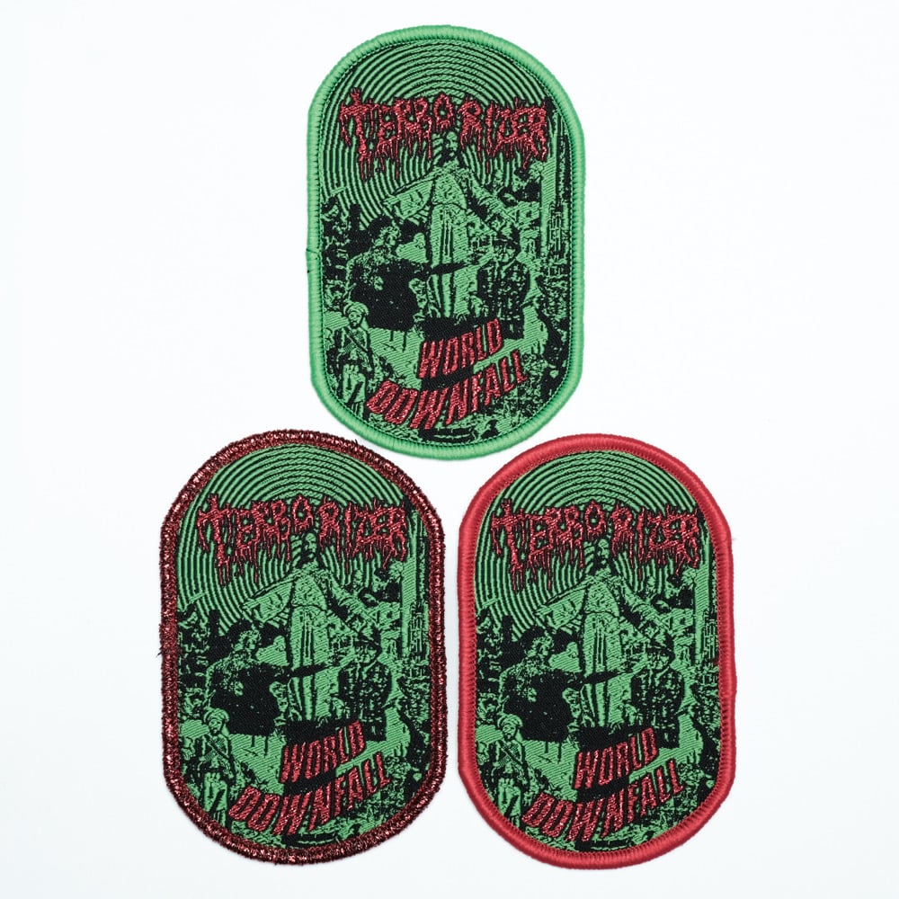 Terrorizer - World Downfall Woven Patch | Armed With Hammers Productions