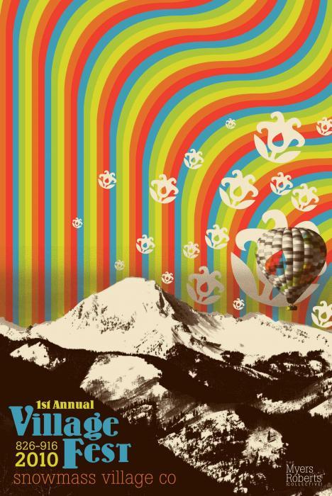 Linda Roberts Gallery — 2010 Village Fest Poster