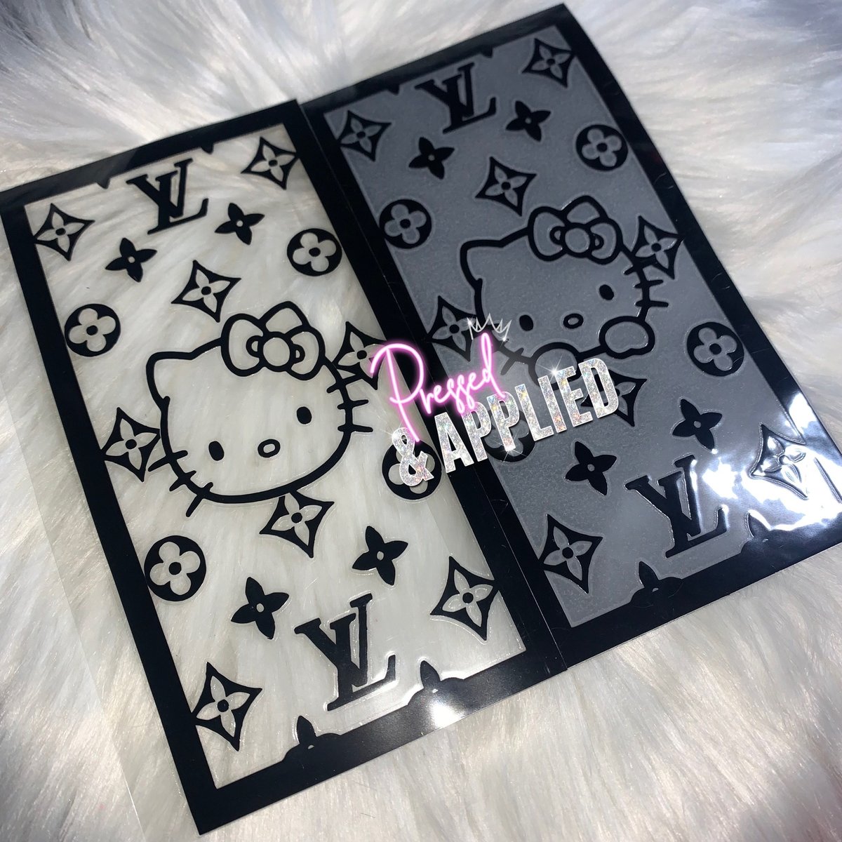 Hello Kitty Dashboard | Laminated A6 Dashboard | Pressed & Applied