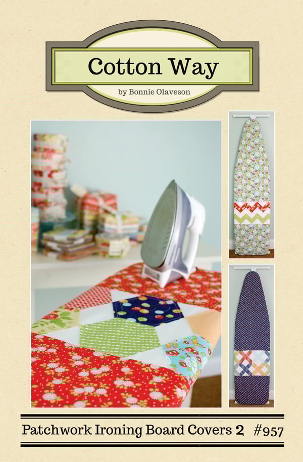 Cotton Way — Patchwork Ironing Board Covers 2 PDF Pattern #957