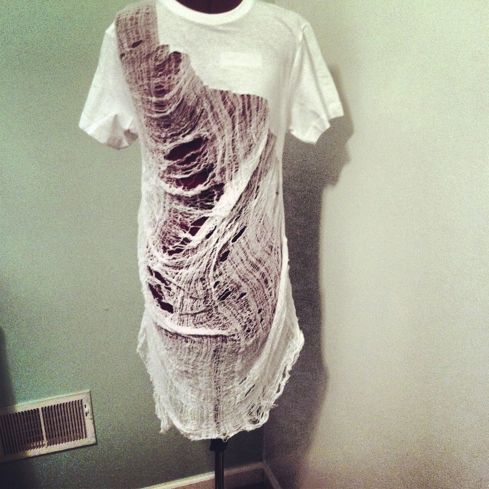By K.A.S.H Brand Clothing — Kraze Shredded/Distressed T-Shirt
