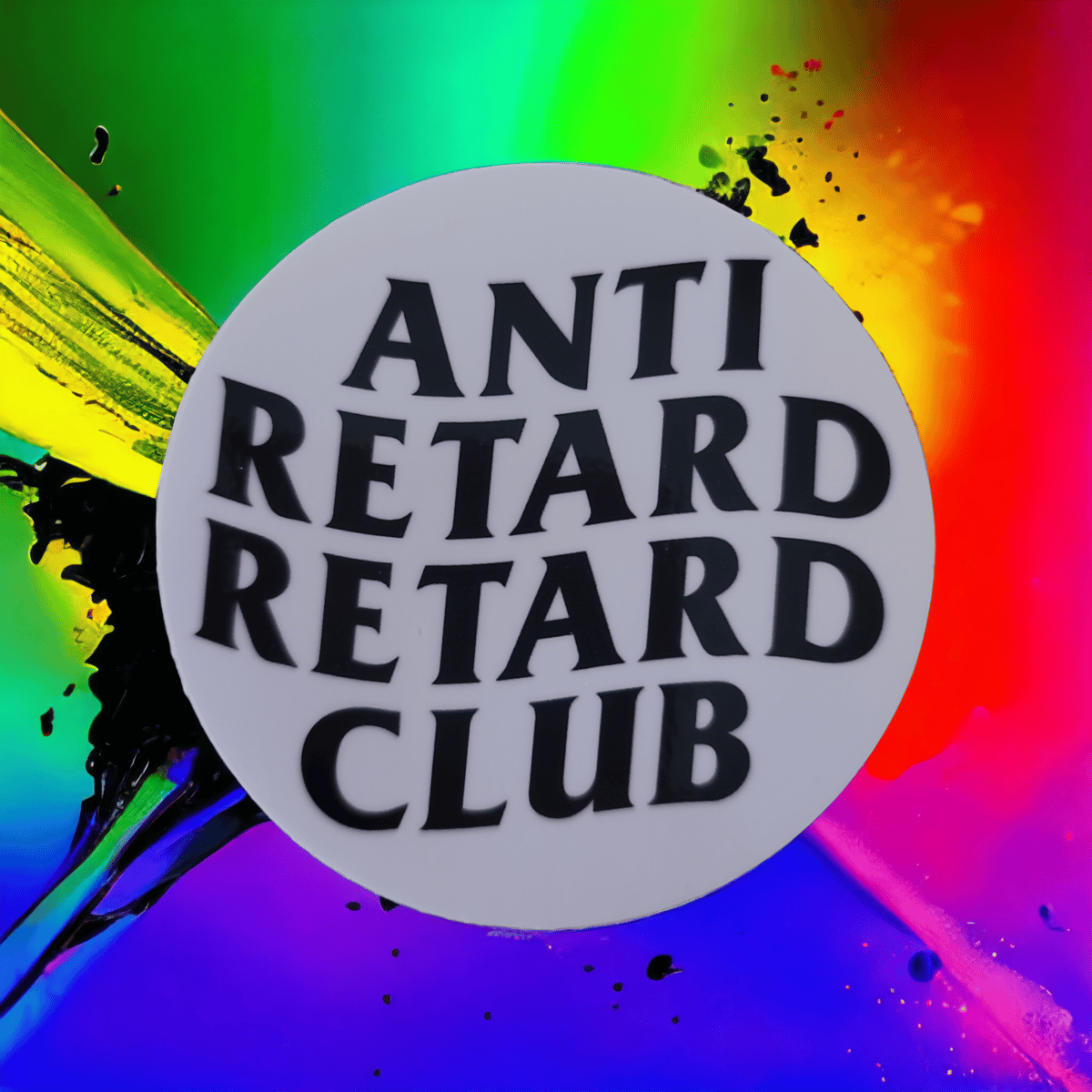 340. Anti Club Sticker | Gun Slaps