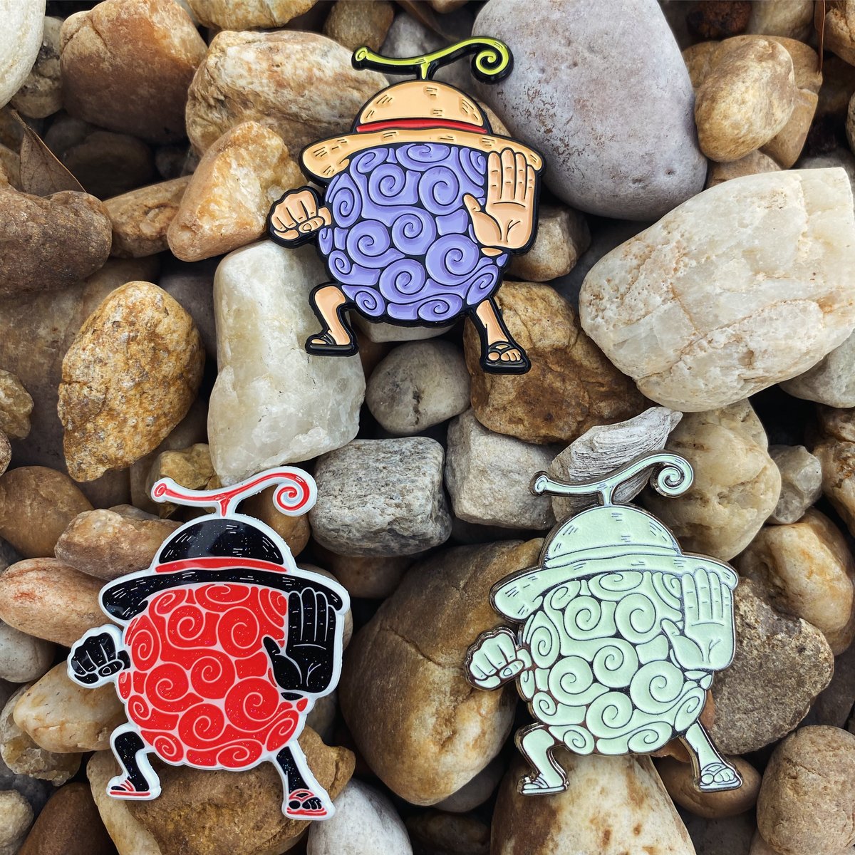 Luffy Fruit (Hatpin) | Born Ready Designs