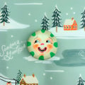 Smiling Spearmint Creature | Spun Cotton Ornament Co.