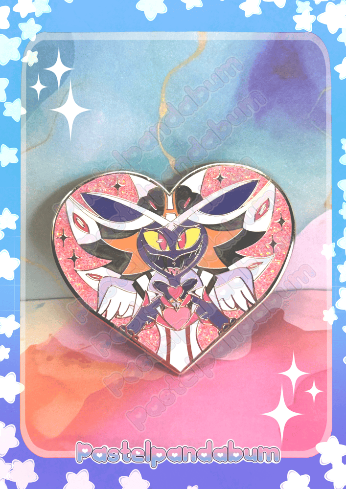Hazbin Hotel - Angelic Sir Pentious Enamel Pin badge | Pastelpandabum