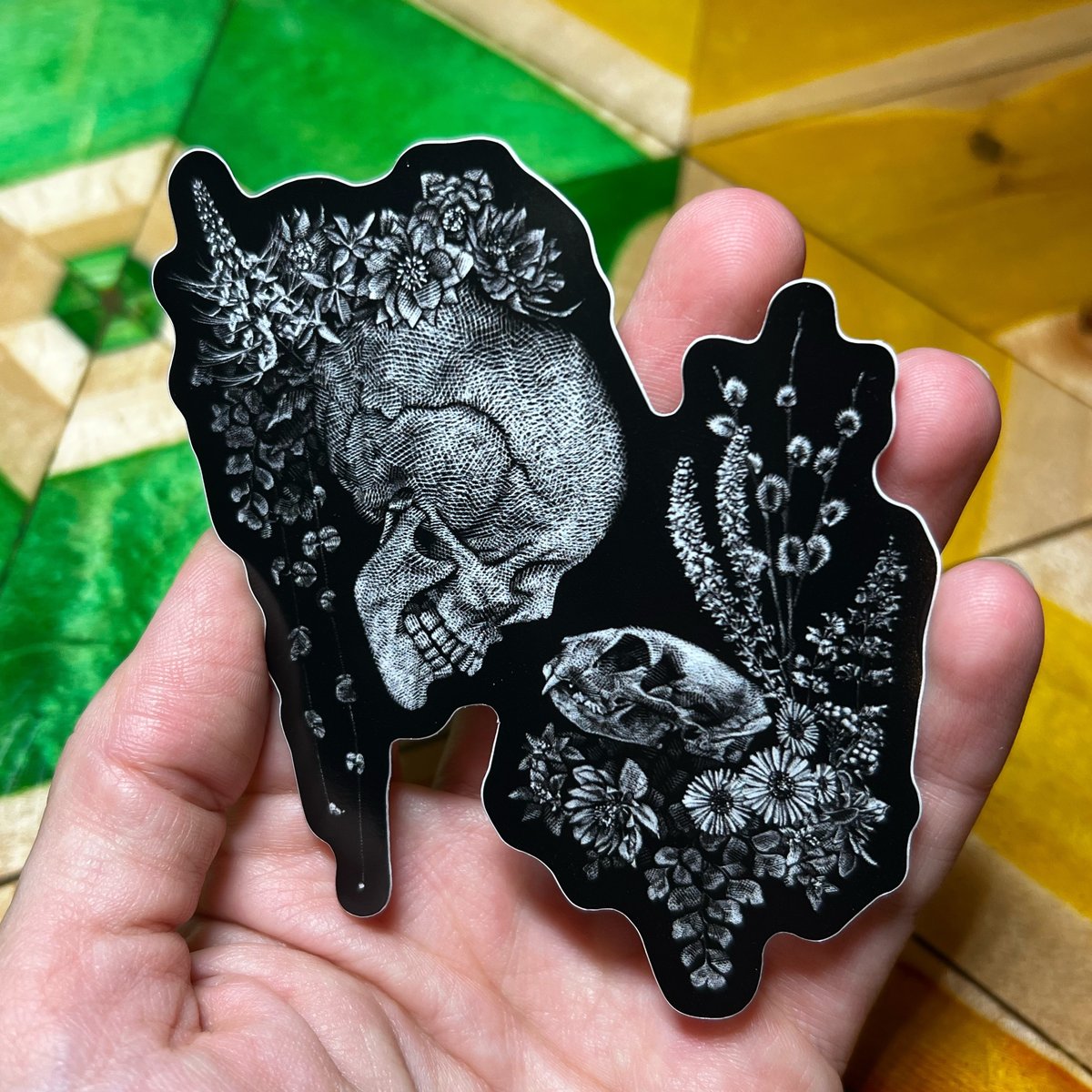 Two Hearts - Sticker 2pk | The Inking Dragon