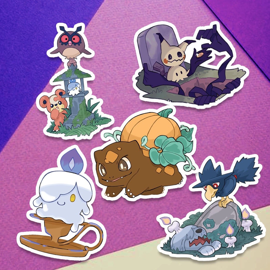 Graveyard Friends Stickers | yumbrite