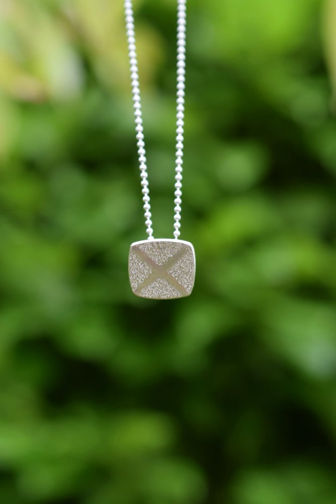Saltire pendant | Ana Herranz Jewellery