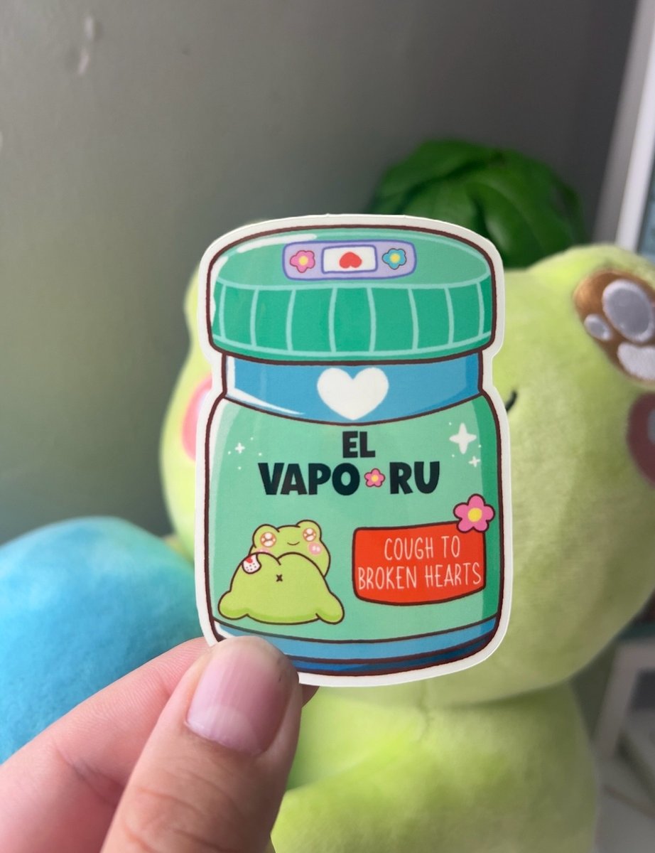 El Vapo🌸Ru Sticker | BunnyCat Studio
