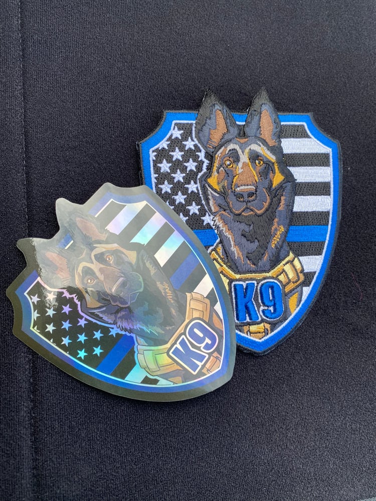 Belgian Malinois Thin Blue Line K9 Patch | Tactical Tommy