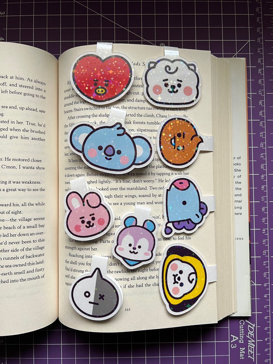 BT21 Magnetic Bookmarks | Dreams In Kpop