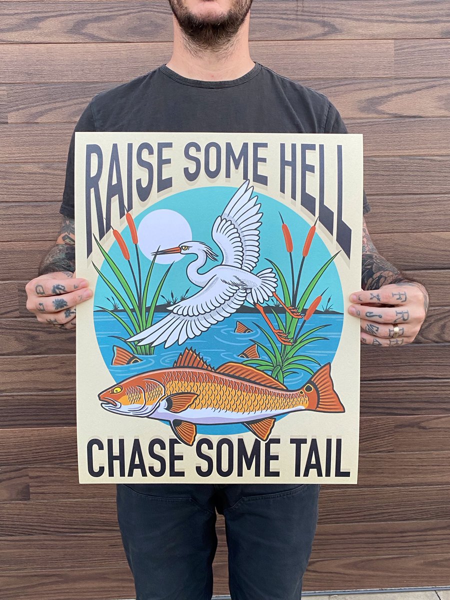 Chasin' Tail Print | DrewLR