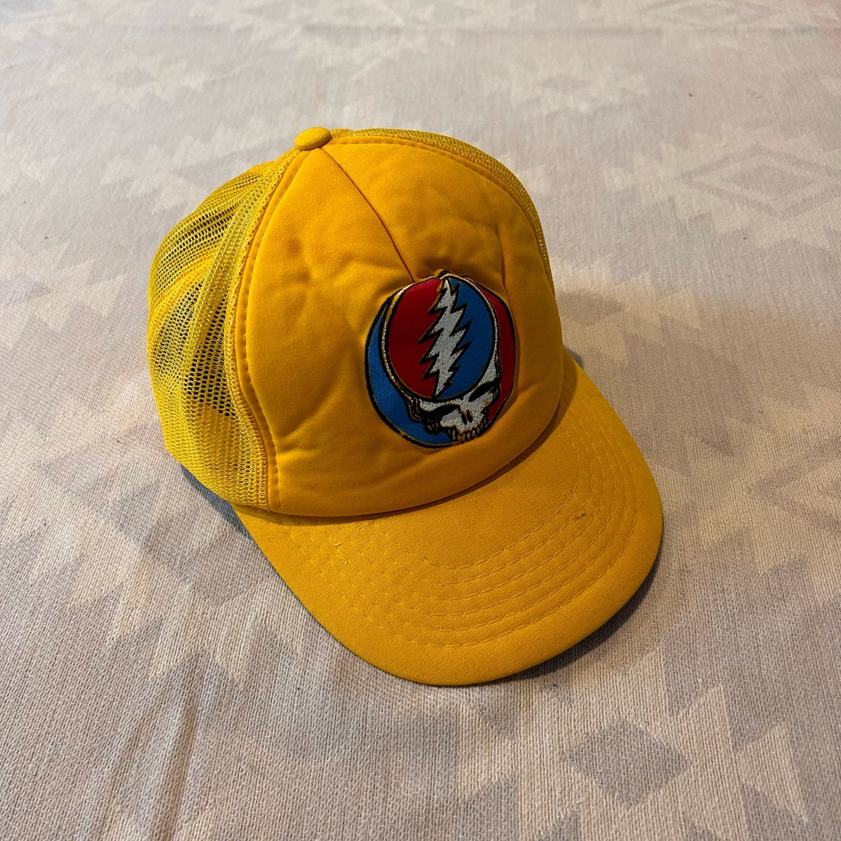 90s Yellow Trucker Hat | ChinaCatClothing