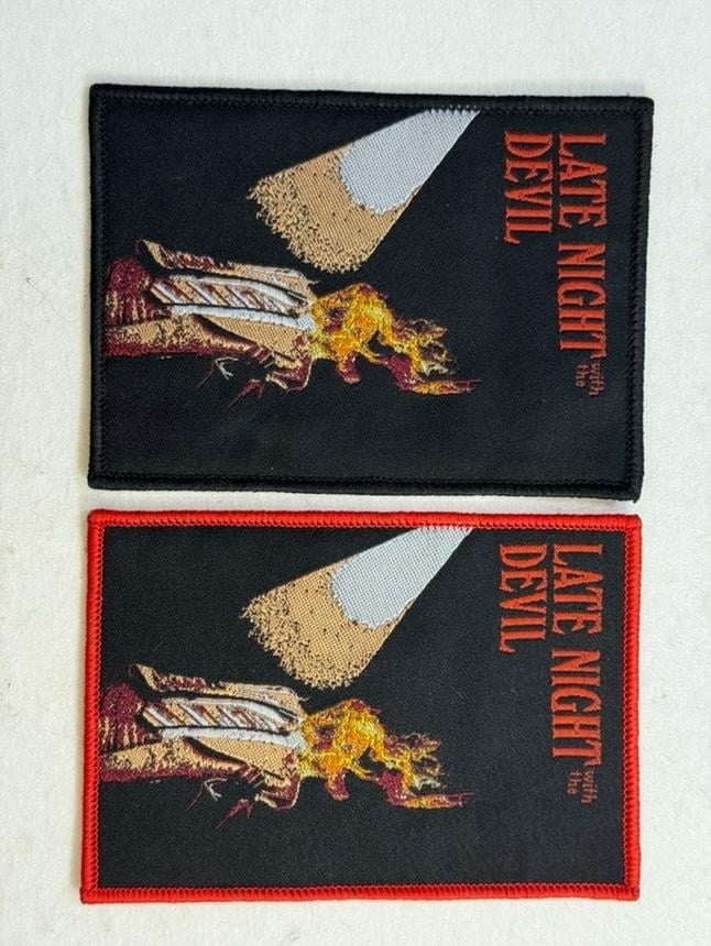 late night with the devil patches | Omen Patches