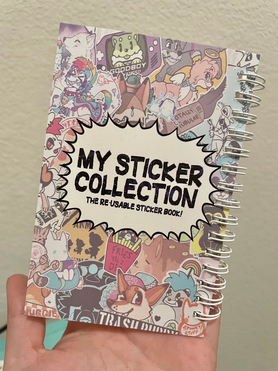 Re-Stickable Sticker Book | Spunky Stuff!