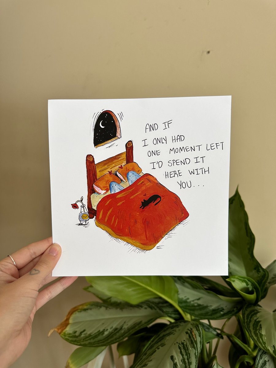 Here With You 8x8 Art Print | SunlightAfter
