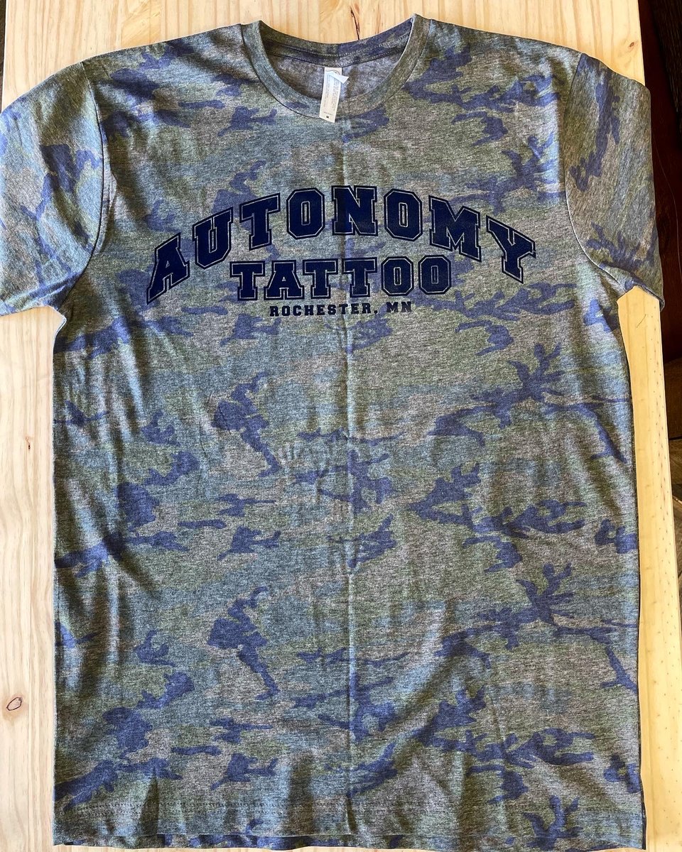 Vintage Camo T-Shirt | Autonomy Tattoo