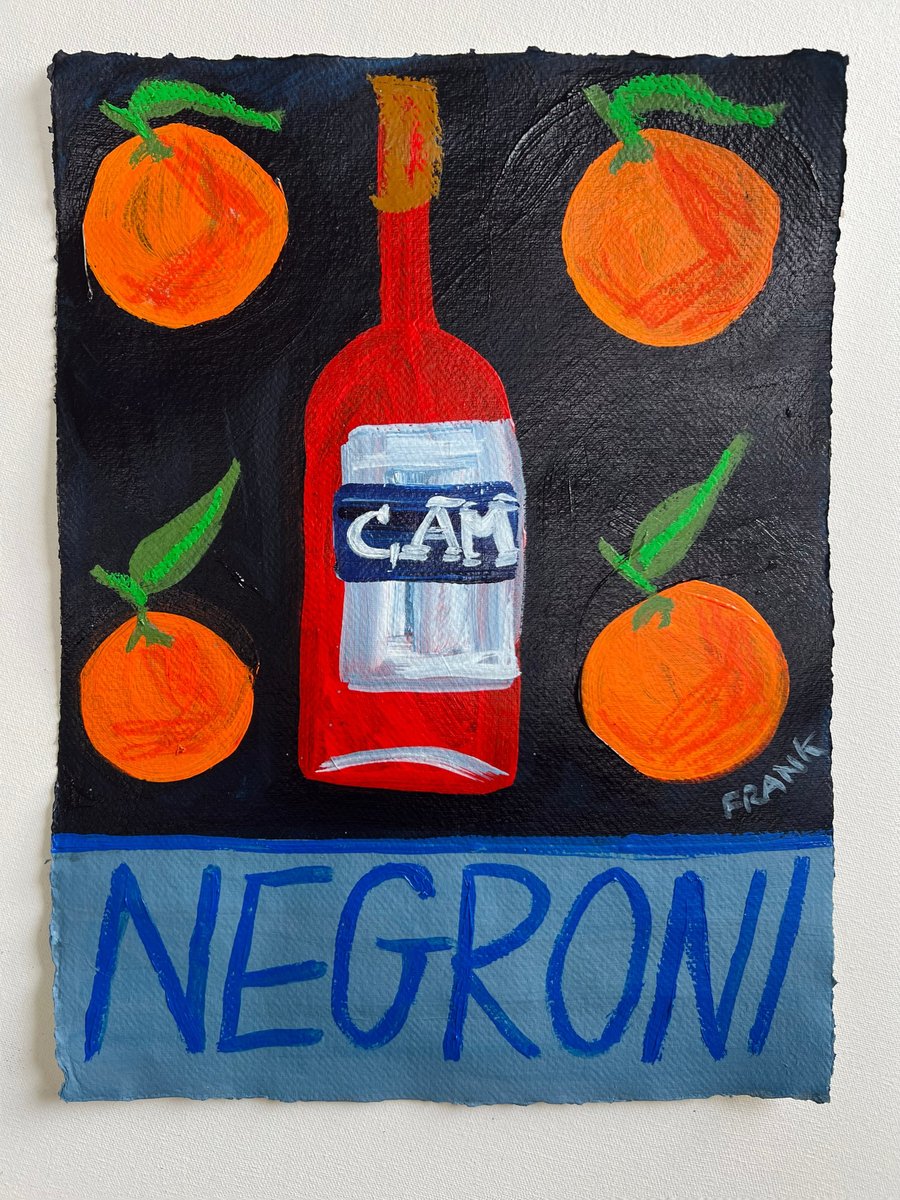 Large Campari with oranges | Frankie Thorp