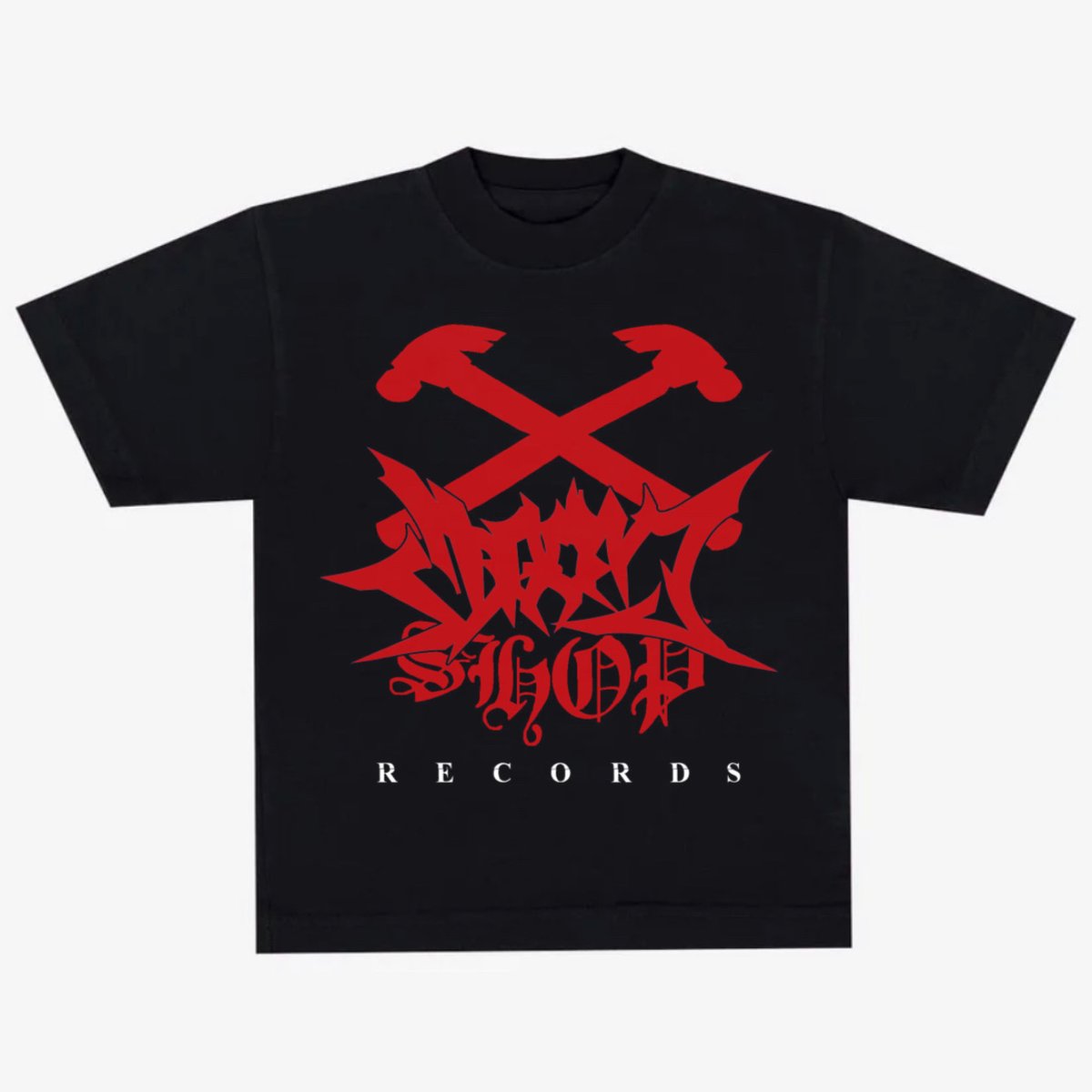 RED LOGO Tshirt | DOOMSHOP RECORDS