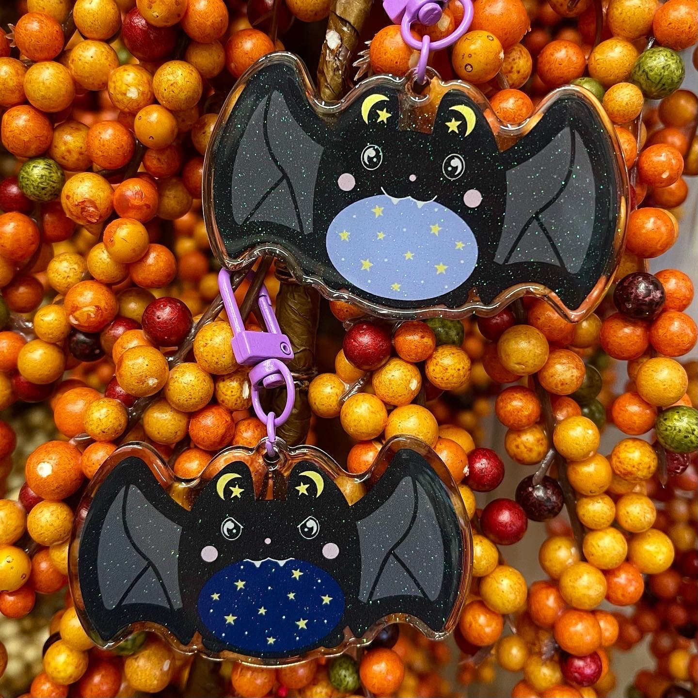 Bitey the Bat Mood Change Keychain | The PopPin Puffer