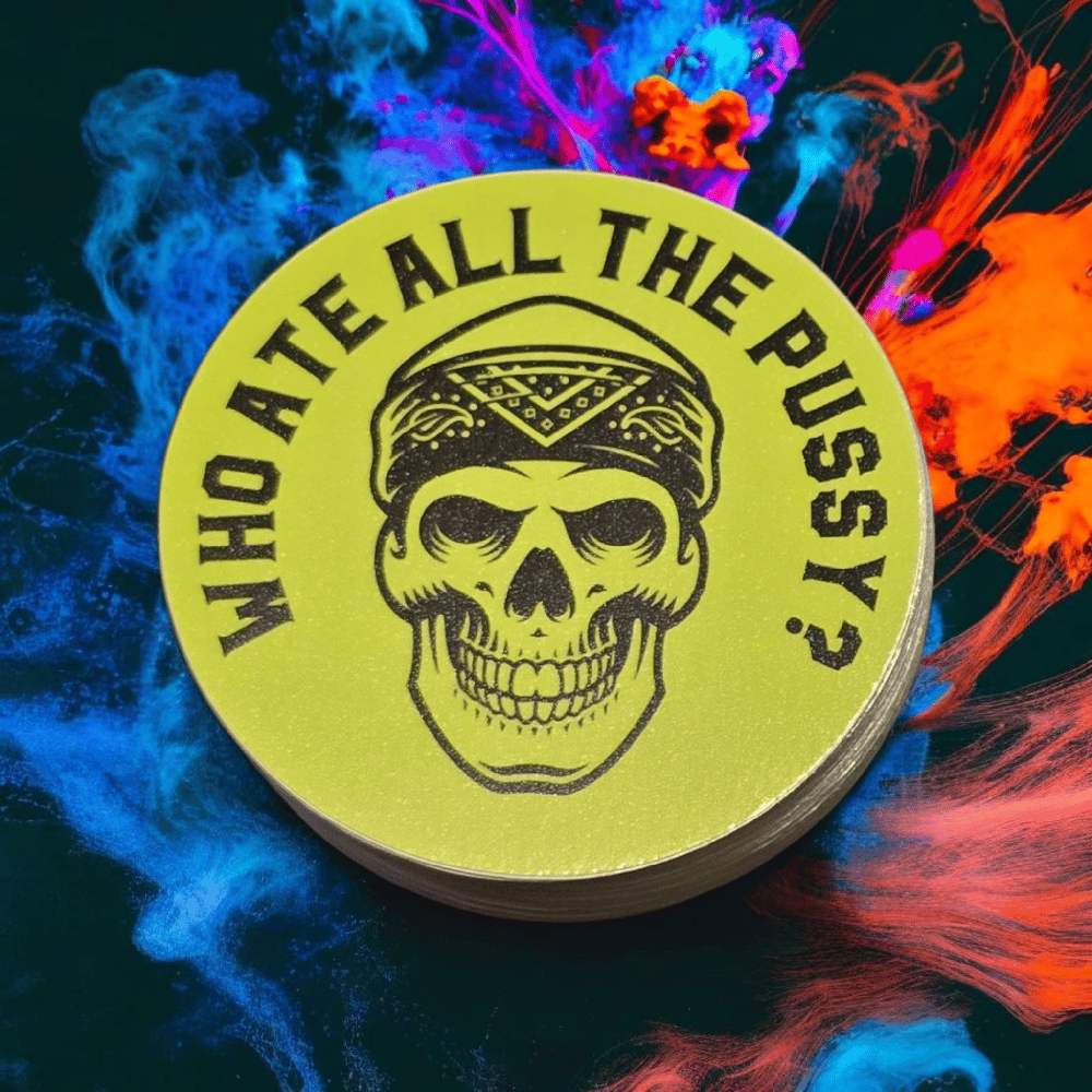 429. WHO DID IT STICKER | Gun Slaps