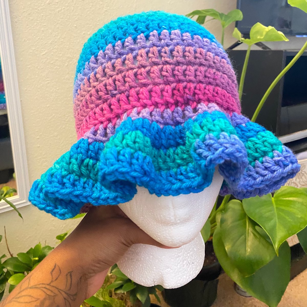 Wavy Brim Hat | Divinely Stitched