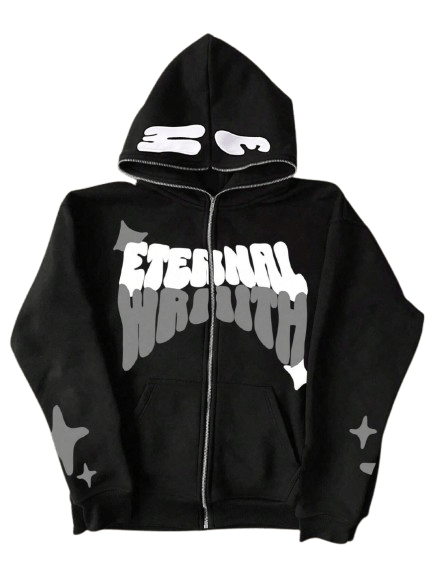 Eternal Wraith Hoodie Black/Grey | EternalWraithOfficial