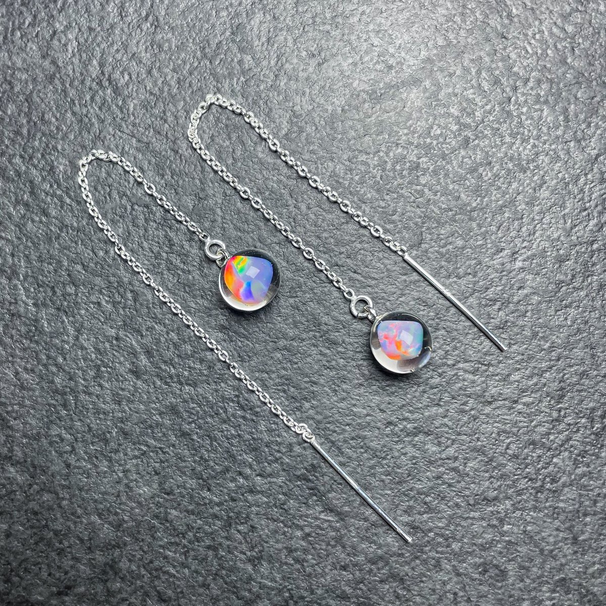 Opal Drop Threaders | Blob Blob Studio