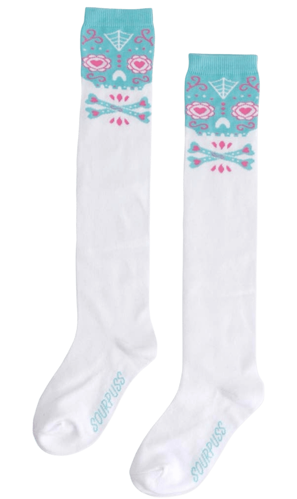 Sugar Calavera 17” Socks | Howdy Darlin