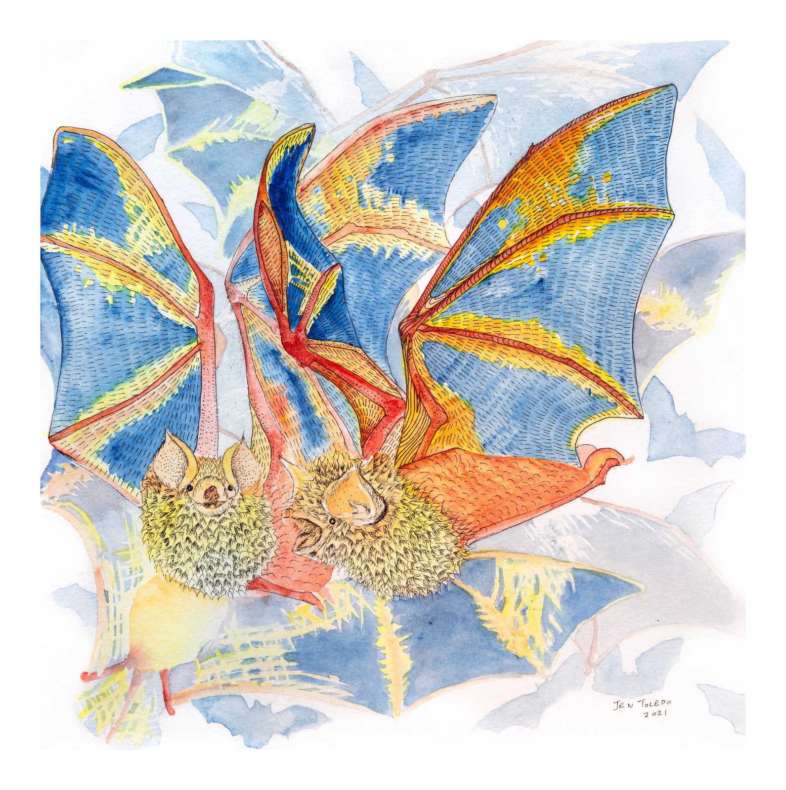 Painted Bats | Jen Toledo