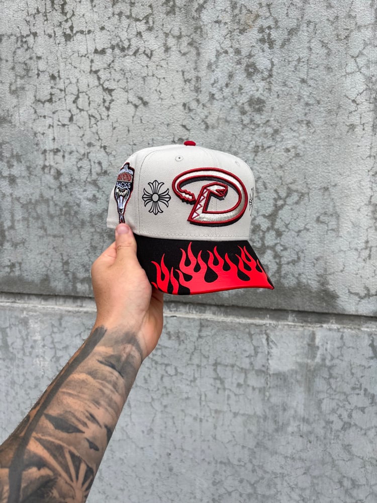 MULTI TONE STONE ARIZONA DIAMONDBACKS CUSTOM FITTED CAPS CAP ...
