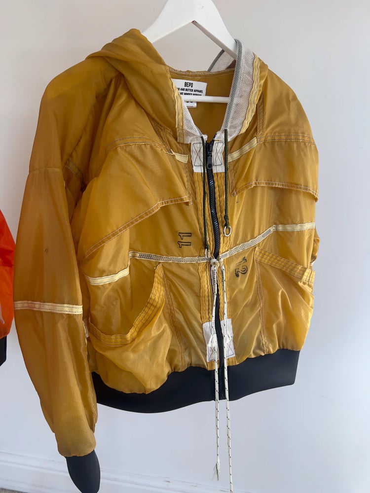Mustard Parachute Jacket | Bepo