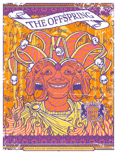 GIGART — The Offspring BFD Poster 2009