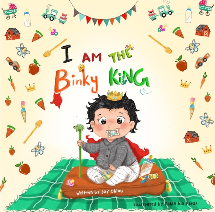 I am the Binky King baby board book | LAVENDARLY