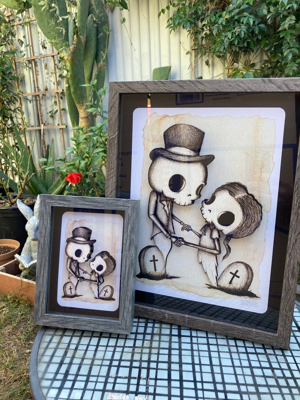 "Love After Death" Shadow Box | The art of Sketch