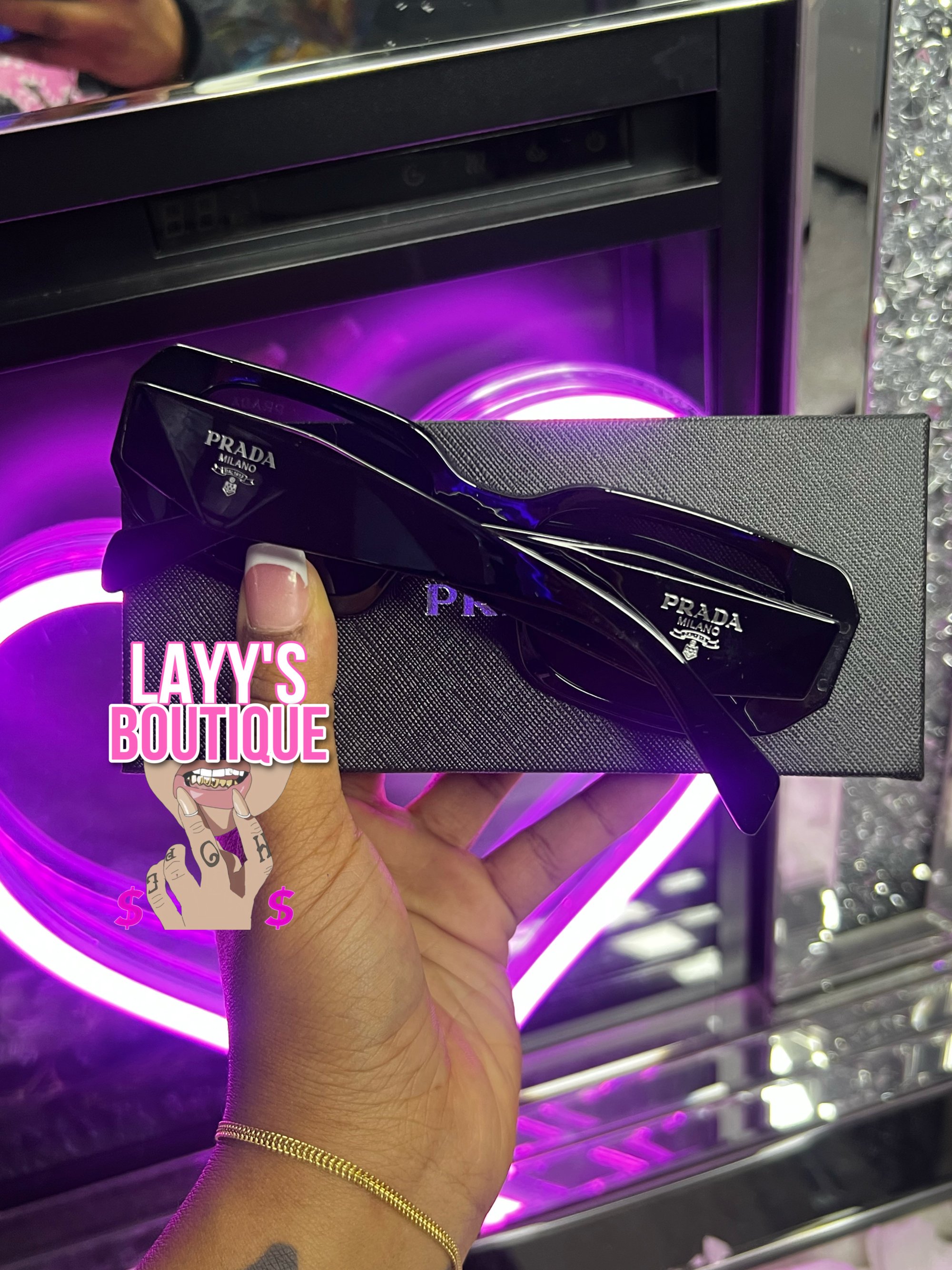 Black Prada Shades Layys Closet