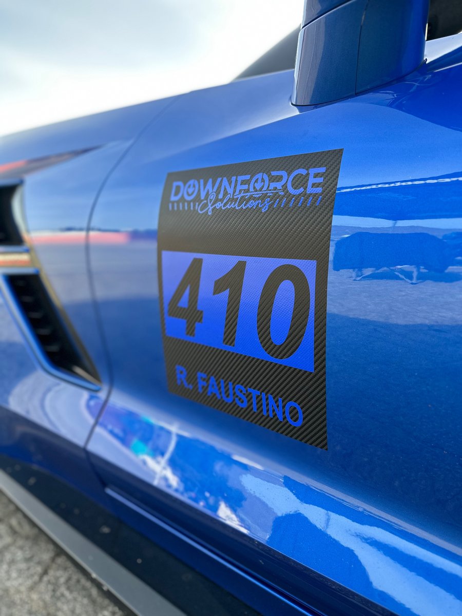 DownForceSolutions — Custom Number Plate