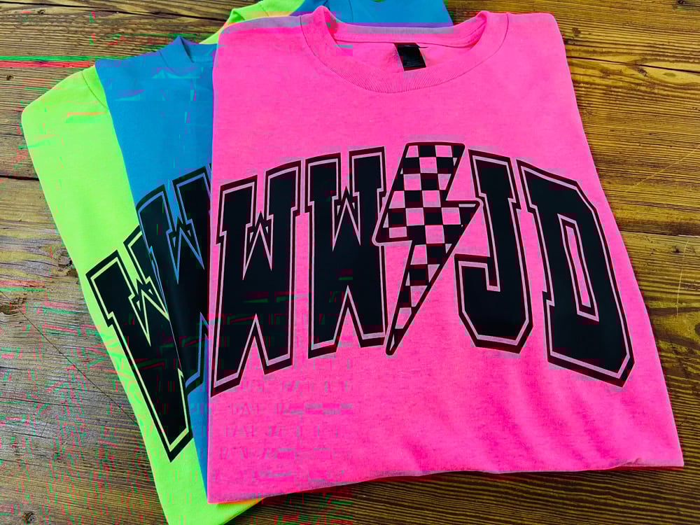 Neon WWJD T-Shirt | Athens Street Market