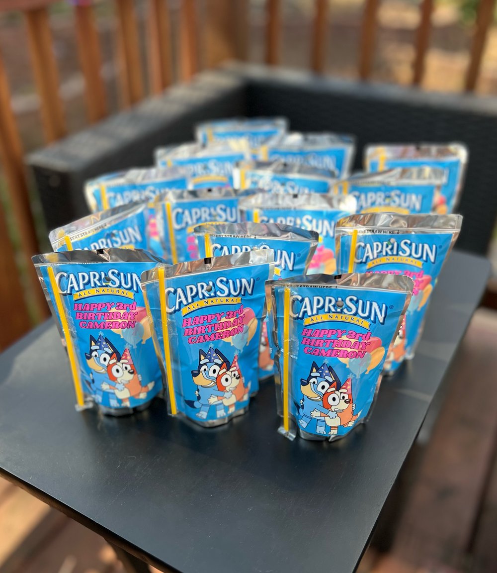 Custom Caprisun Labels | Craft T Things
