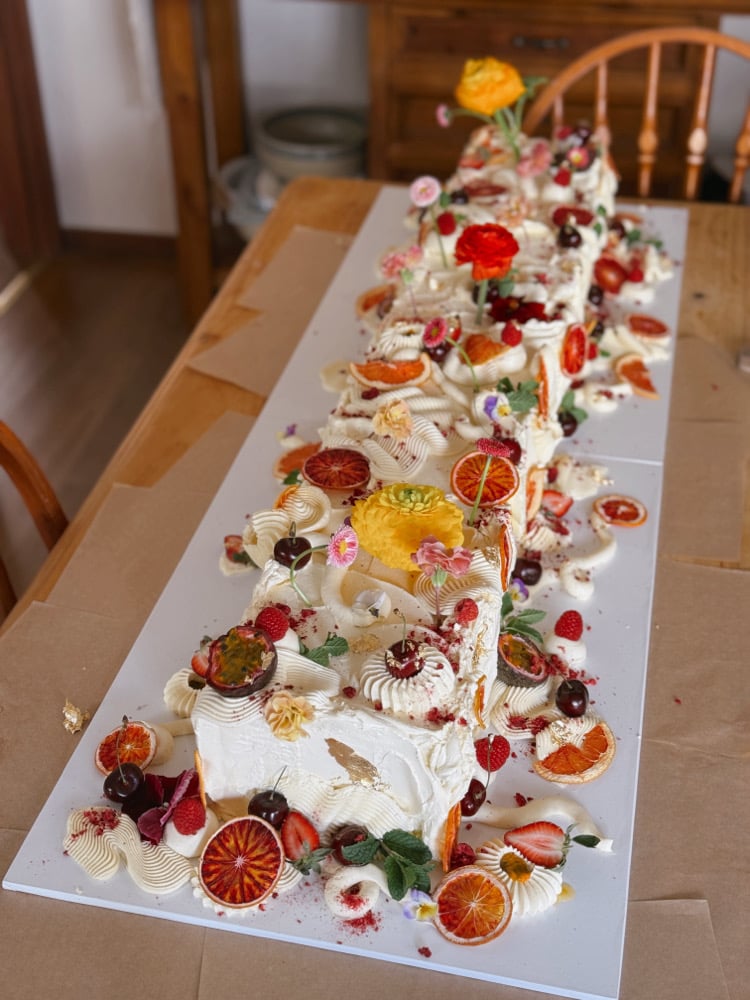 ELABORATE SLAB CAKE (Various sizes/styles) | THE FOUR DAUGHTERS FARMSTAND