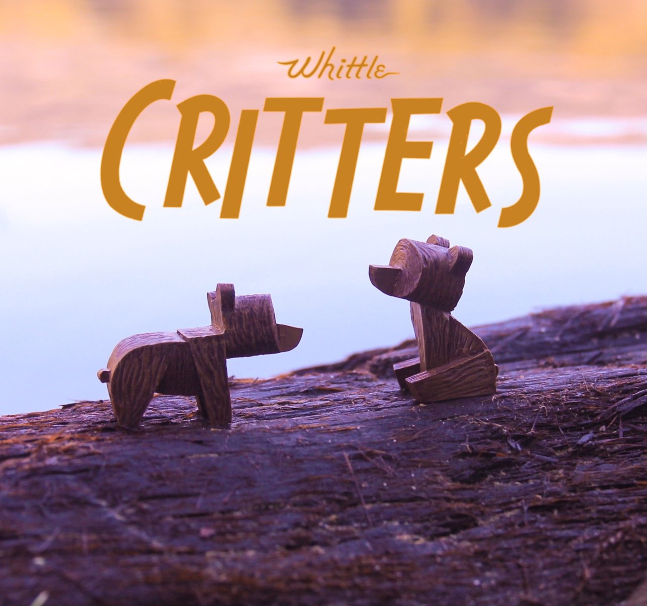 Whittle Woodshop — NEW Whittle Critters - Bear Cubs Set 1