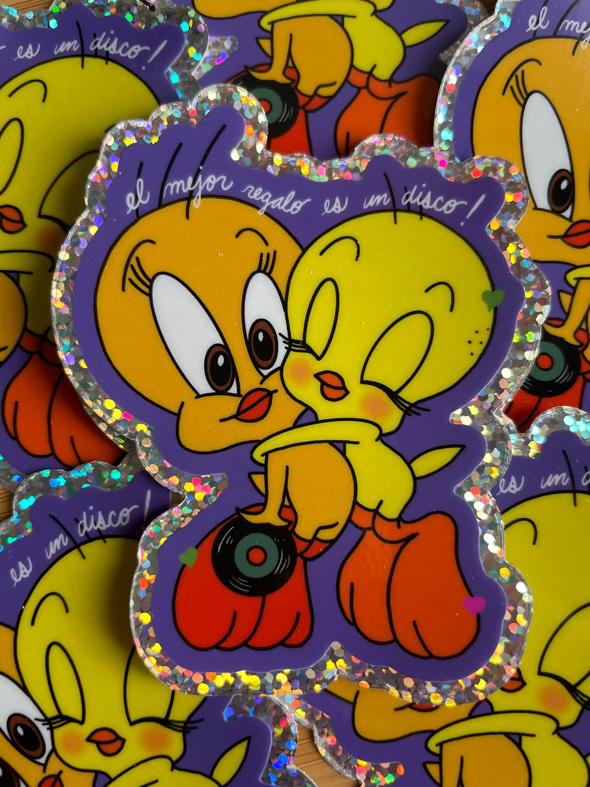 El Mejor Regalo es un Disco Piolin Sticker | bientrankis
