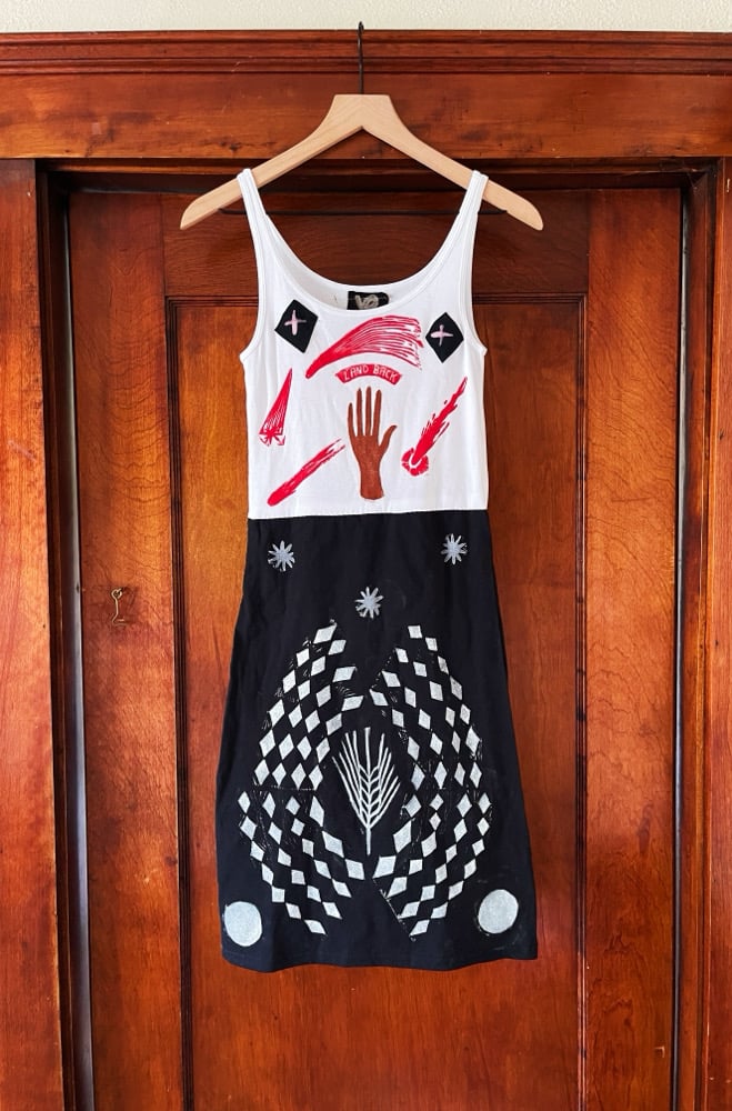 LAND BACK DRESS | BRASS ARROW