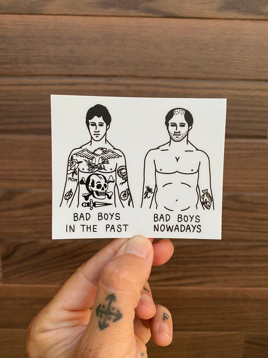 Bad Boyz Sticker | DrewLR